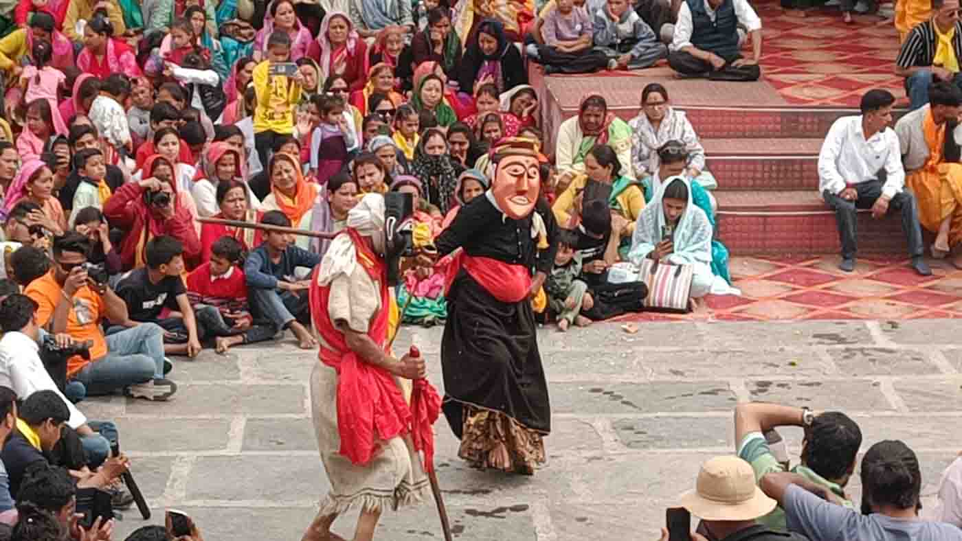 Mask dance fascinates thousands during Ramman festival - Pioneer Edge ...